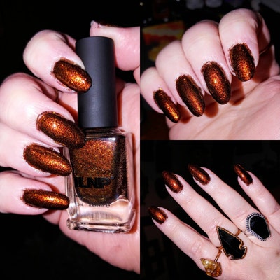 Autumn Warm Brown Shimmer Nail Polish - Etsy