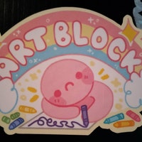 Art Block Waterproof Stickers - Etsy