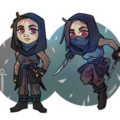 Chibi Cute Dnd Cartoon Custom Character, Digital File, Dnd Fantasy ...