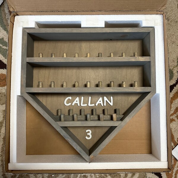 Softball Ring & Medal Display (SB5) - Etsy