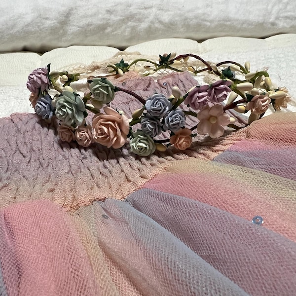 Fern Leaf Crown, Woodland Elven Tiara, Green Forest Circlet, Witchy ...