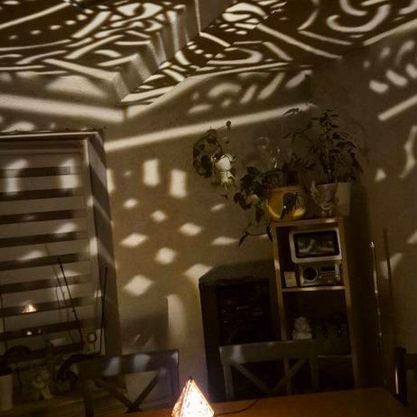 Viking Shadow Lantern – Norse Thor Hammer Mjolnir Pegan Night Light - Etsy