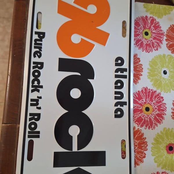 96rock License Plate (beautiful Reproduction) - Etsy