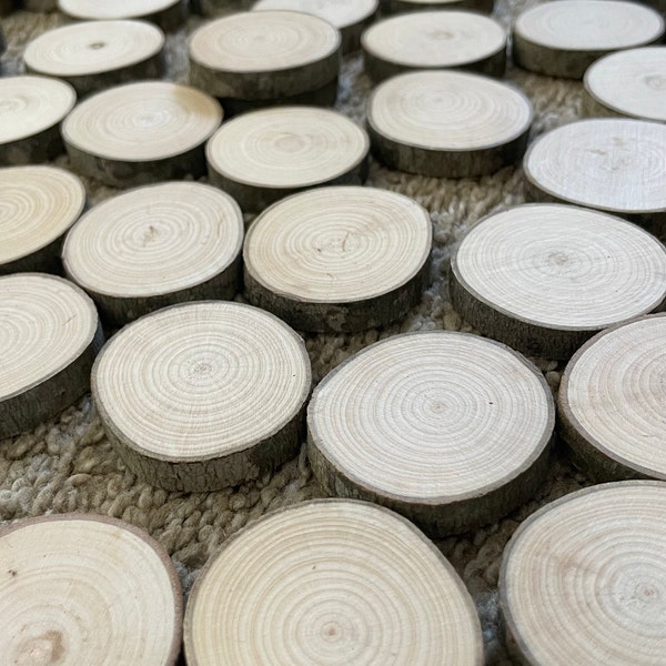 50 Maple Wood Slices - Etsy