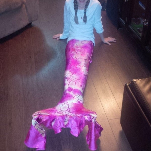 Adult Mermaid Tail Custom Fit YOUR Monofin or Flippers - Etsy