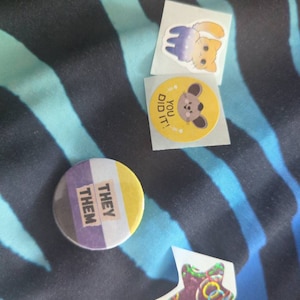 Trans Rights Charli XCX Brat Girl Summer Girly Apple Mean Girls 365 Y2K Black and Green 32mm ...