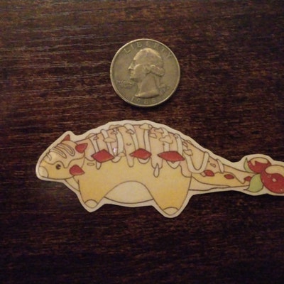 Dessert Dino Brontosaurus Banana Pudding Vinyl Sticker - Etsy