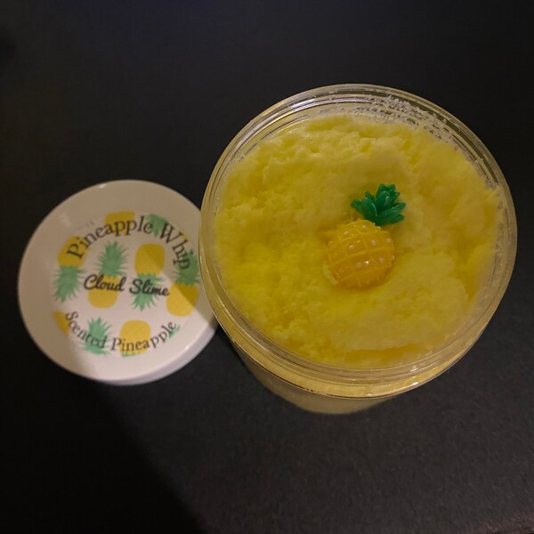 Pineapple Cloud Slime Scented W/charm & FREE Extras, Tropical Pineapple ...