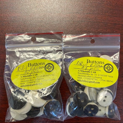 Bone Buttons, Handmade Bone Buttons, White Bone Buttons, White Bone ...