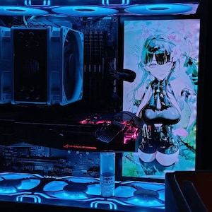 Custom Rgb Pc Case Light Decoration Board Panel Water Cooling Pc Decor ...