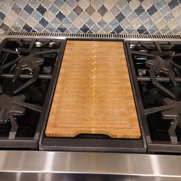 High End Griddle Cover! End Grain White Oak Single Griddle Cover - Etsy