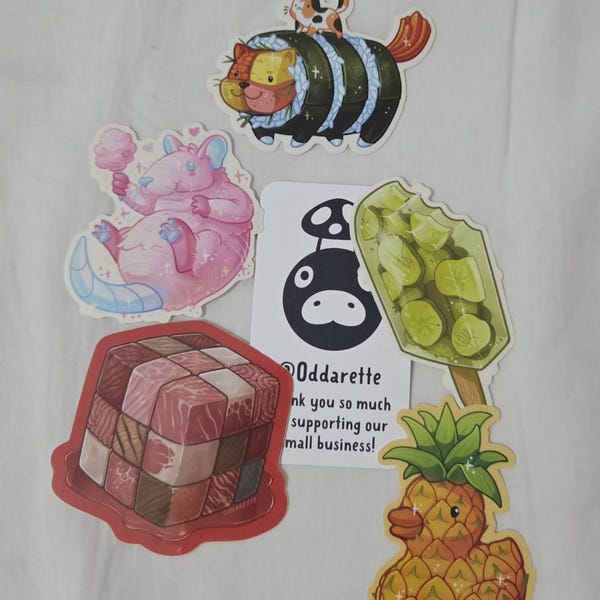 Popsicle Stickers - Transparent Stickers - Popstickles - Butter ...