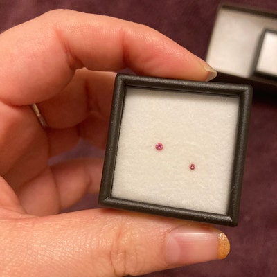 Dusty Rose Spinel 1.5mm Round, Rose Pink Spinel Melee, 1.5mm Brilliant ...
