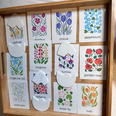 Butterfly Matching Cards, Montessori Materials Printable, Toddler ...