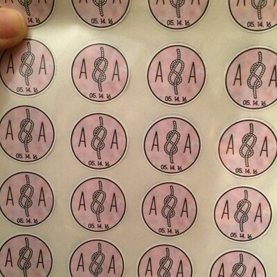 Set of 100 Customized Sticker Seals Perfect for Your Etsy Shop ...