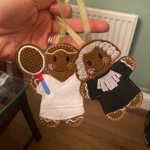 Prison Officer Felt Gingerbread. Prison Officer Decoration. Policeman ...