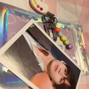 Decoden Decorated Toploader Keychain Kpop Deco Polco | Etsy