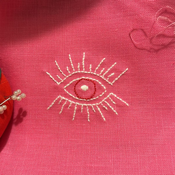 Eye Embroidery Pattern PDF Download - Etsy