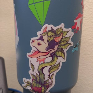 Sims Cow Plant Sticker - Etsy