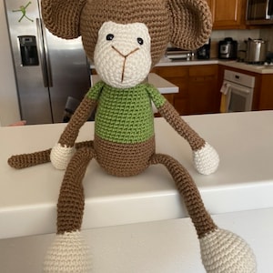 Easy Pattern Crochet Frog With Long Legs Frog Amigurumi PDF - Etsy