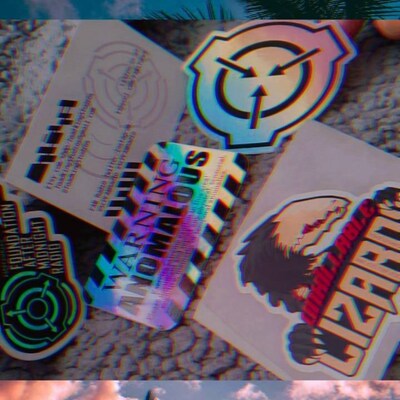 SCP Logo Holographic Sticker 3-inch RESTOCKED - Etsy