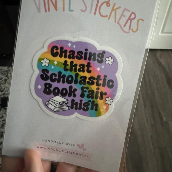 Chasing That Scholastic Book Fair High, Nostalgia Stickers for Kindle ...
