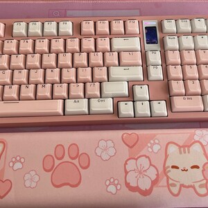 Kawaii Gaming Anime Chiikawa Usagi Inspired Keycaps PBT 132 Set MOA ...