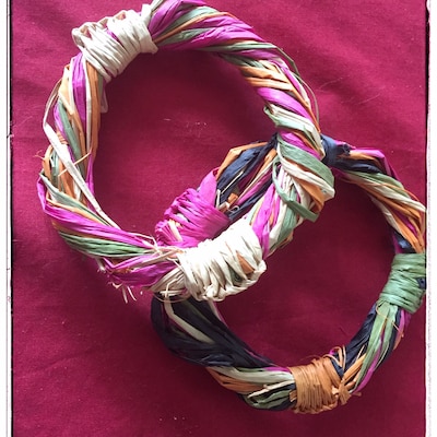 Habu Textiles Paper Yarn for Weaving, Crochet, Knitting. Silk Wrapped ...