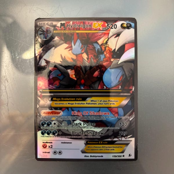 The Undefeatable Red Gx Pokemon Card - Etsy