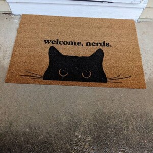 Welcome Nerds Doormat Nerd Gifts Geek Gift Funny Door Mat - Etsy