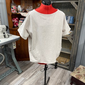 Linen Tank Top Printable PDF, Linen Basic Blouse, Easy to Sew, Womens ...