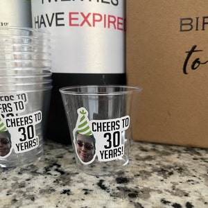 Set of 10 Plastic Shot Glasses Personalized, Custom Shot Glasses Bulk ...