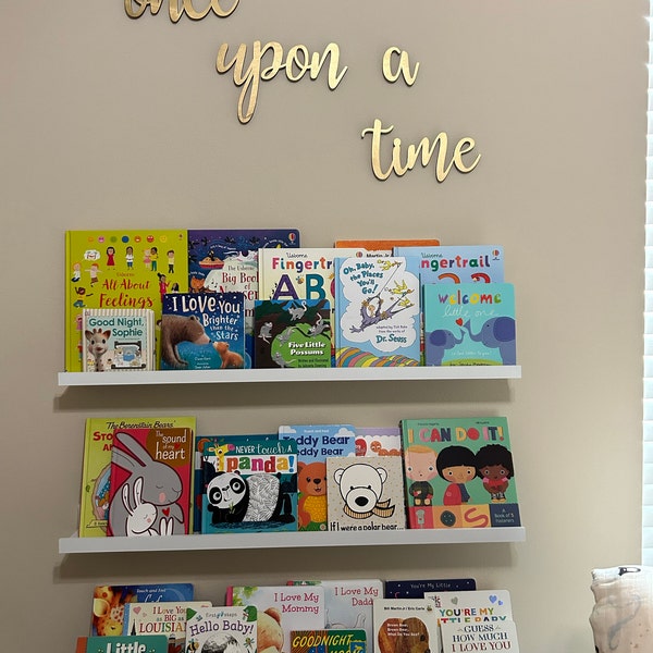 Once Upon A Time Sign- Once Upon A Time Backdrop Wording- Painted ...