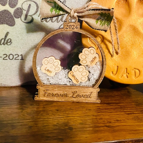 Personalized Snow Globe Christmas Ornament: Custom Family Gift 2025 - Etsy