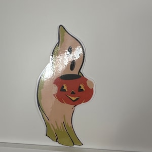Retro Halloween Banner..vintage Look Halloween Decorations Ghost, Black ...