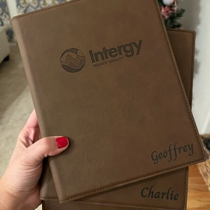 3 Ring Binder Portfolio Custom Binder Cover Leather Binder - Etsy