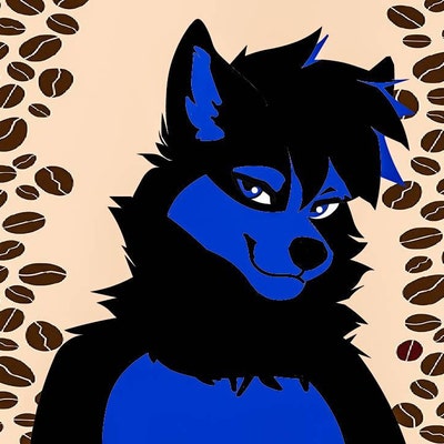 Fursona Coloring Page Smirk Pfp Icon Base Furry Digital Download DIY ...