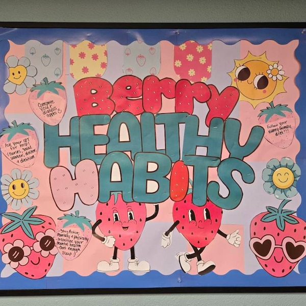 Mothers Day Bulletin Board Kit, Spring April May Bulletin Board, Groovy ...