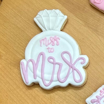 Future Miss. to Mrs. Wedding Ring Cookie Cutter - Etsy