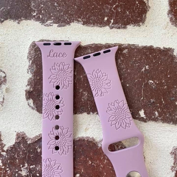 Hand-drawn Hibiscus Hawaiian Flower Watchband File SVG Watch Band ...
