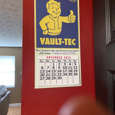 Un-official Handmade Fallout 12 Month Calendar for 2024 - Etsy