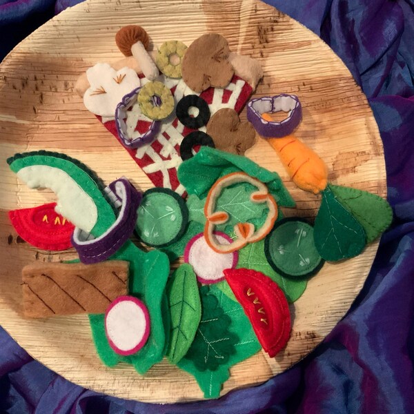 Felt Lasagna Toy Kids Montessori Learning Toy Sensory Play Toy ...