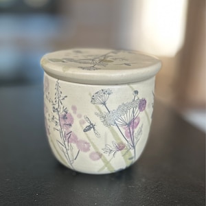 Forgetmenots Butter Dish, Forget Me Nots, Small Blue Flowers Butter ...