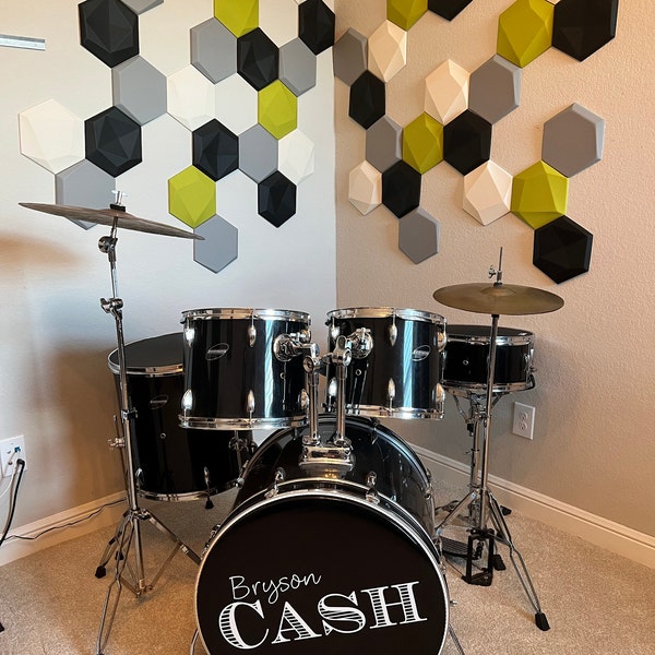 Decorative Soundproofing Tile PACK 50 TILES Acoustic Panel Studio Sound ...