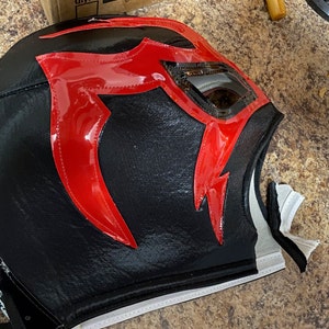 BLACK SHADOW Lucha Libre Wrestling Mask adult Size Brand New Black - Etsy