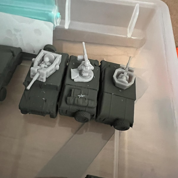 HMMWV IDF Frag Kit With 50 Cal Vehicle 1/100, 1/72 Scale, 3D Resin ...