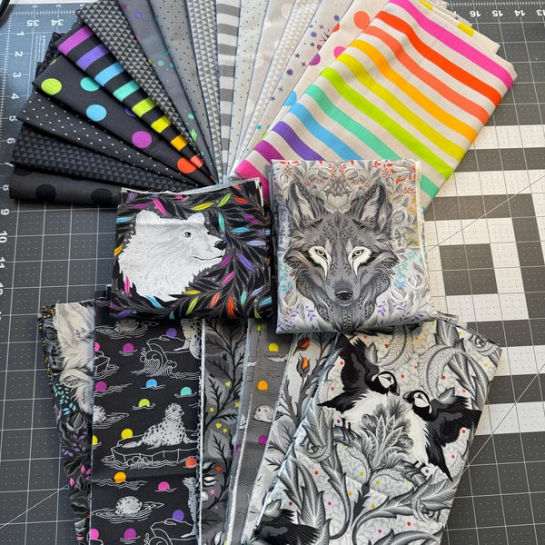 Tula Pink Graywork True Colors - Bundle - 16 Prints - NOW SHIPPING - Etsy