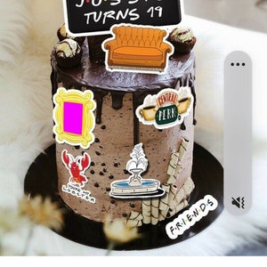 Friends Movie Clapper Board Birthday Cake Topper Personalised - Etsy UK