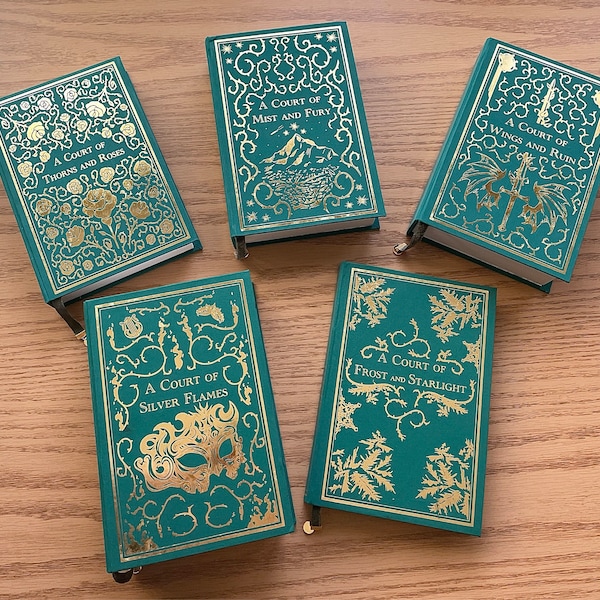 ACOTAR FULL SET (single Color) Rebound Hardcover L Handmade Special ...