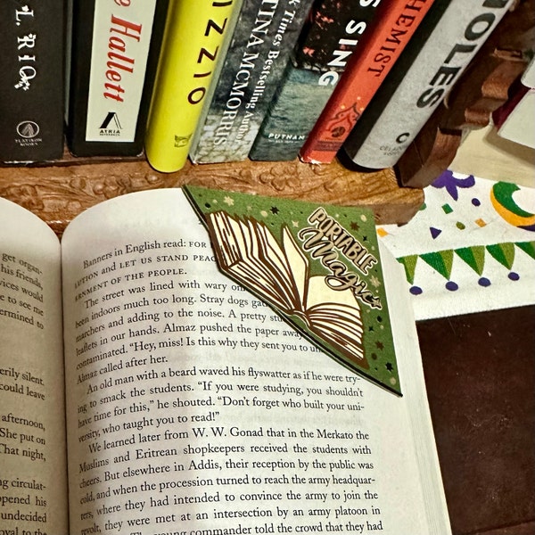 Violet Night Sky Corner Bookmark Reader Gift Personalized Bookmarks ...